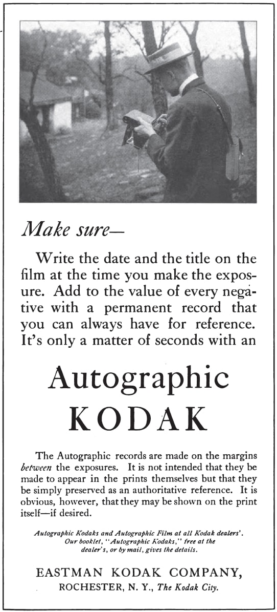 Autographic Photography - A Flash Of Darkness